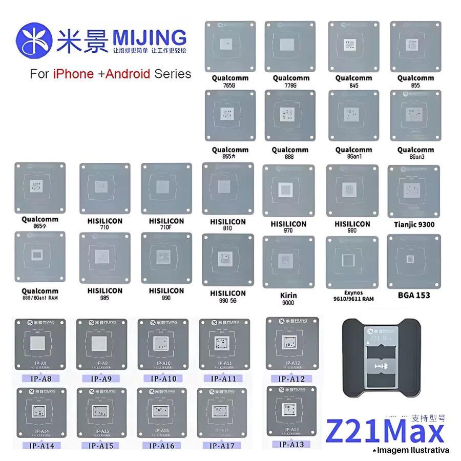 Comprar Plataforma de Reballing MIJING Z21 Max CPU iPhone e Android - a ...