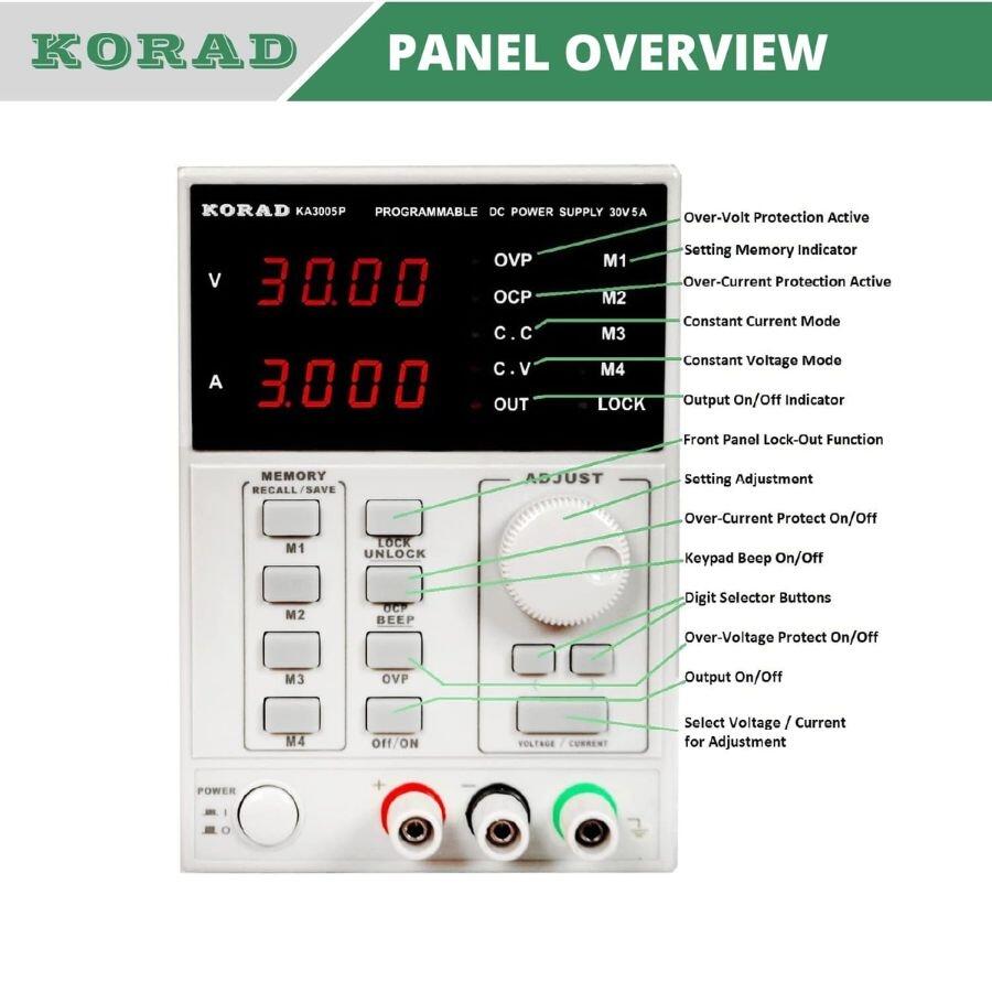 Comprar Fonte Digital KORAD KA3005P 30V 5A USB - HCELL Distribuidor - O Maior do Nordeste