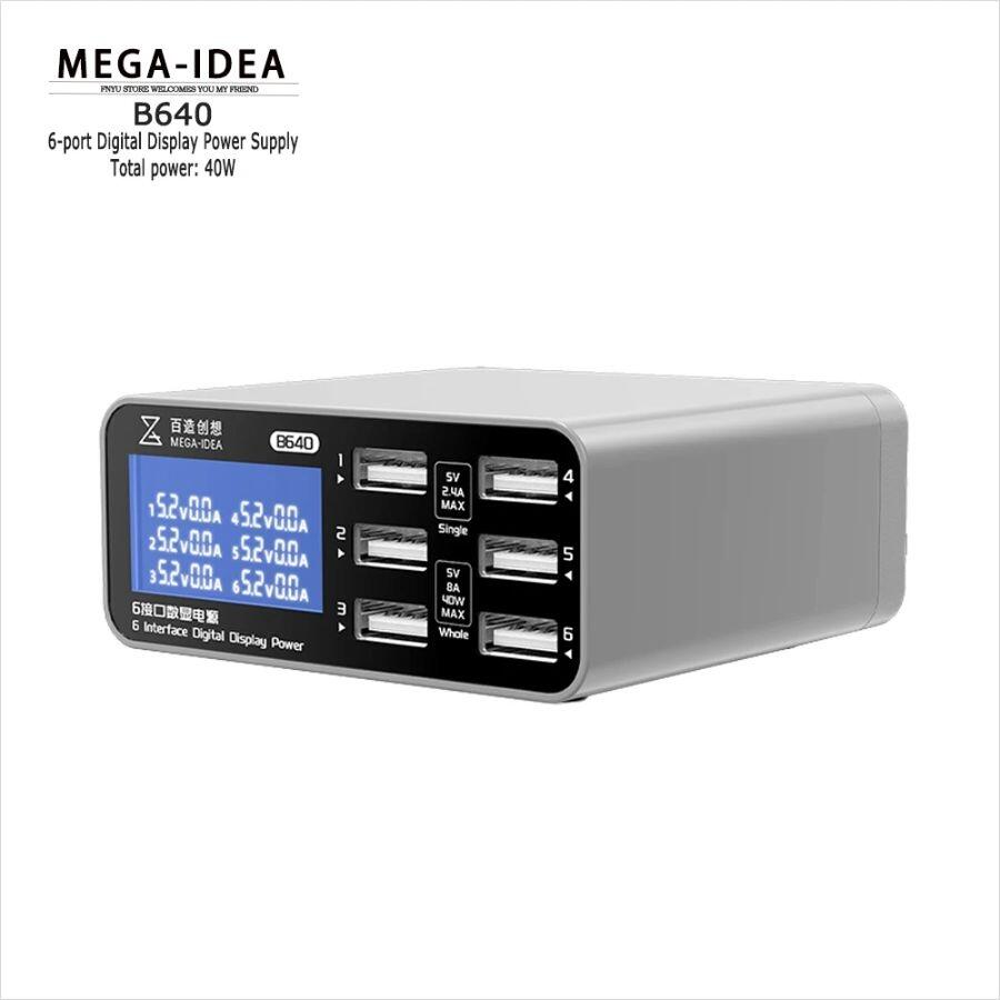 Comprar USB Charger MEGA-IDEA B640 6 portas - a partir de R$171,60