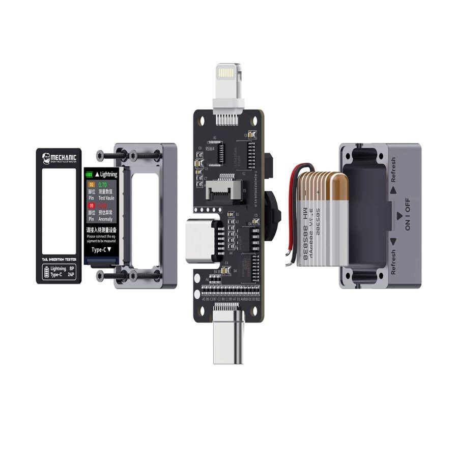 Comprar Dock Test Automático MECHANIC T-824 Type-C e Lightning - a ...