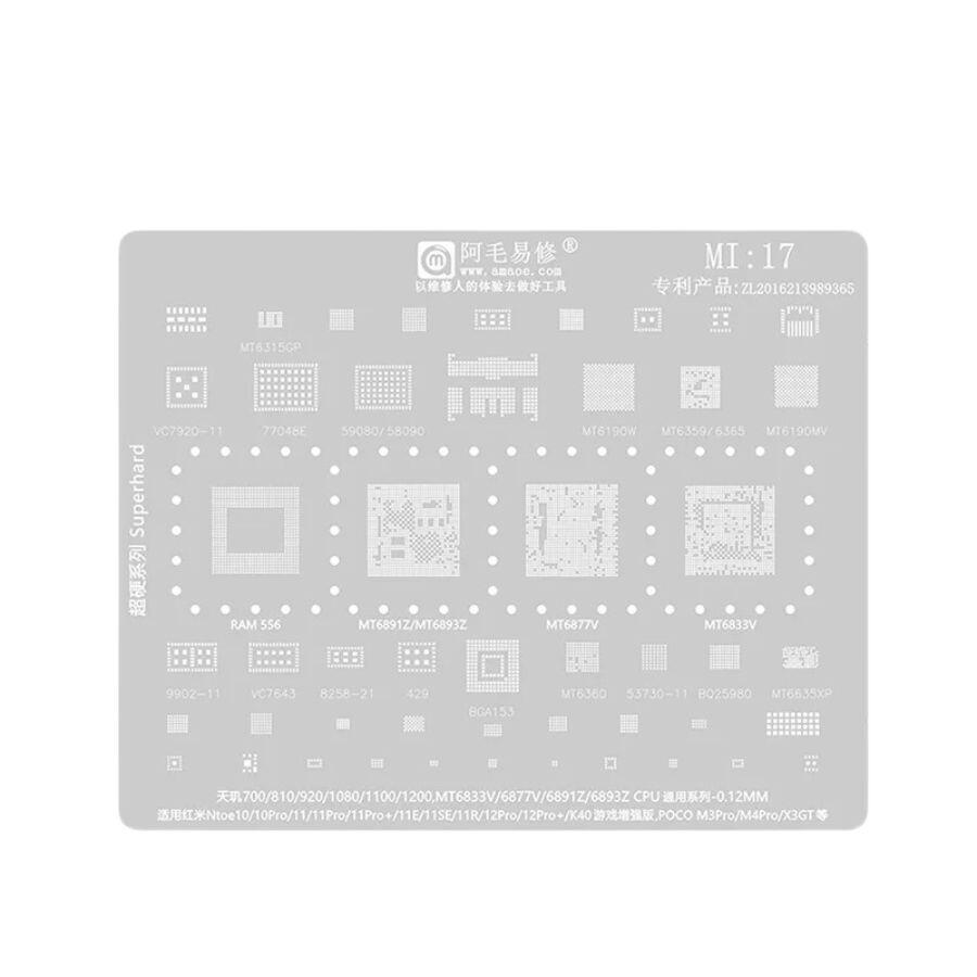 Comprar Kit Stencil AMAOE BGA Reballing Xiaomi 19 em 1 - a partir de R$340,20 - HCELL ...