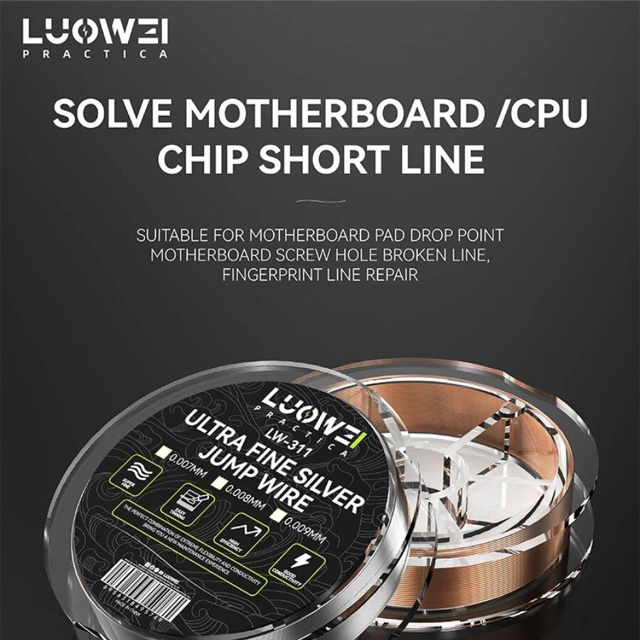 Comprar Fio P/ Jumper LUOWEI LW-312 0.02mm - a partir de R$34,20 - HCELL Distribuidor - O Maior ...