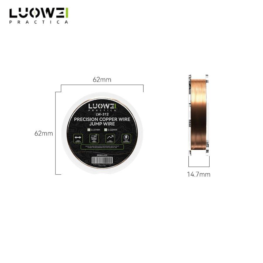 Comprar Fio P/ Jumper LUOWEI LW-312 0.02mm - a partir de R$34,20 - HCELL Distribuidor - O Maior ...