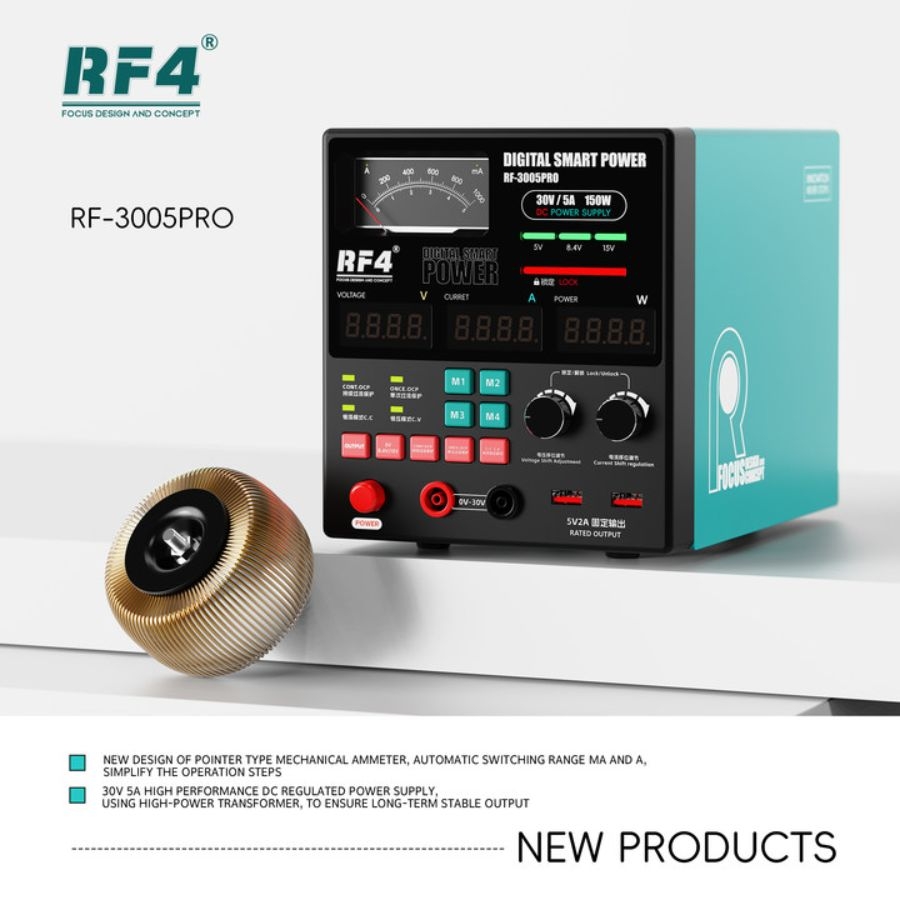 Comprar Fonte Digital RF4 RF-3005PRO 30V 5A - a partir de R$805,50 - HCELL Distribuidor - O ...