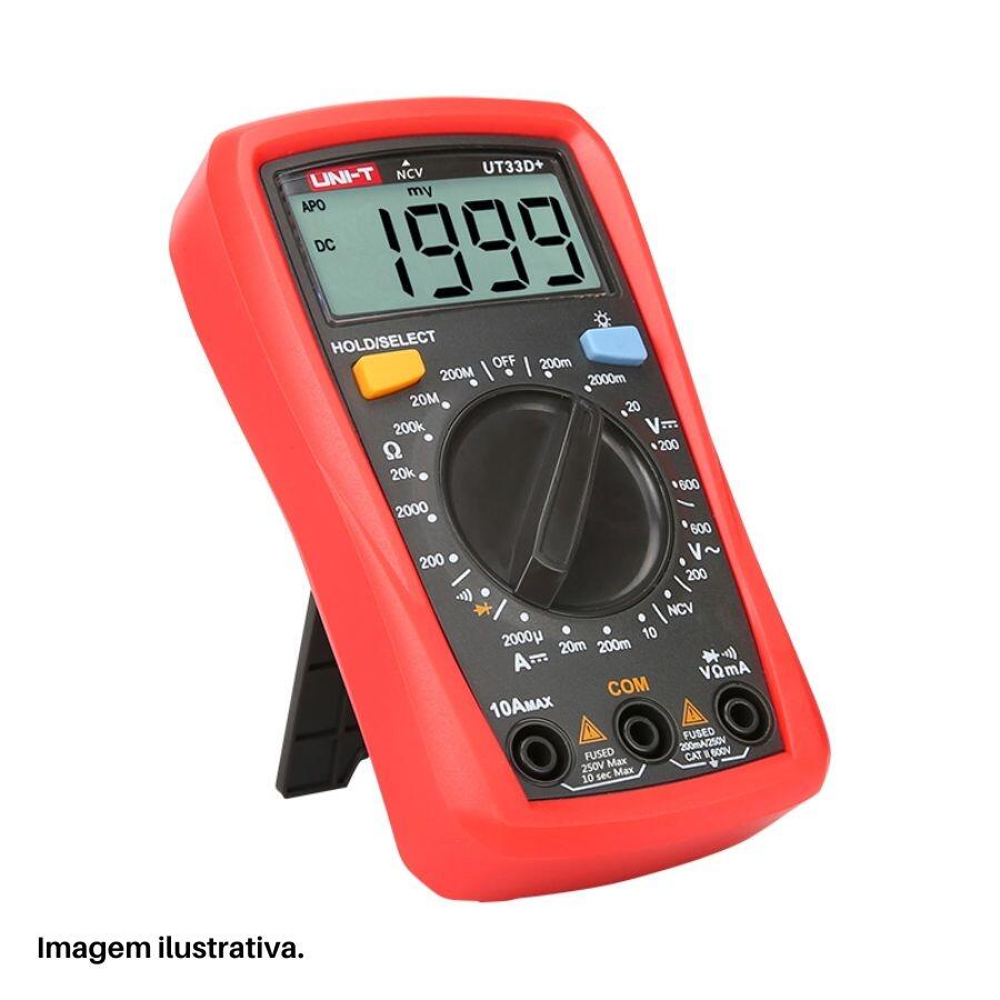Comprar Multímetro Digital UNI-T UT33C+ - a partir de R$130,50 - HCELL Distribuidor - O Maior do ...