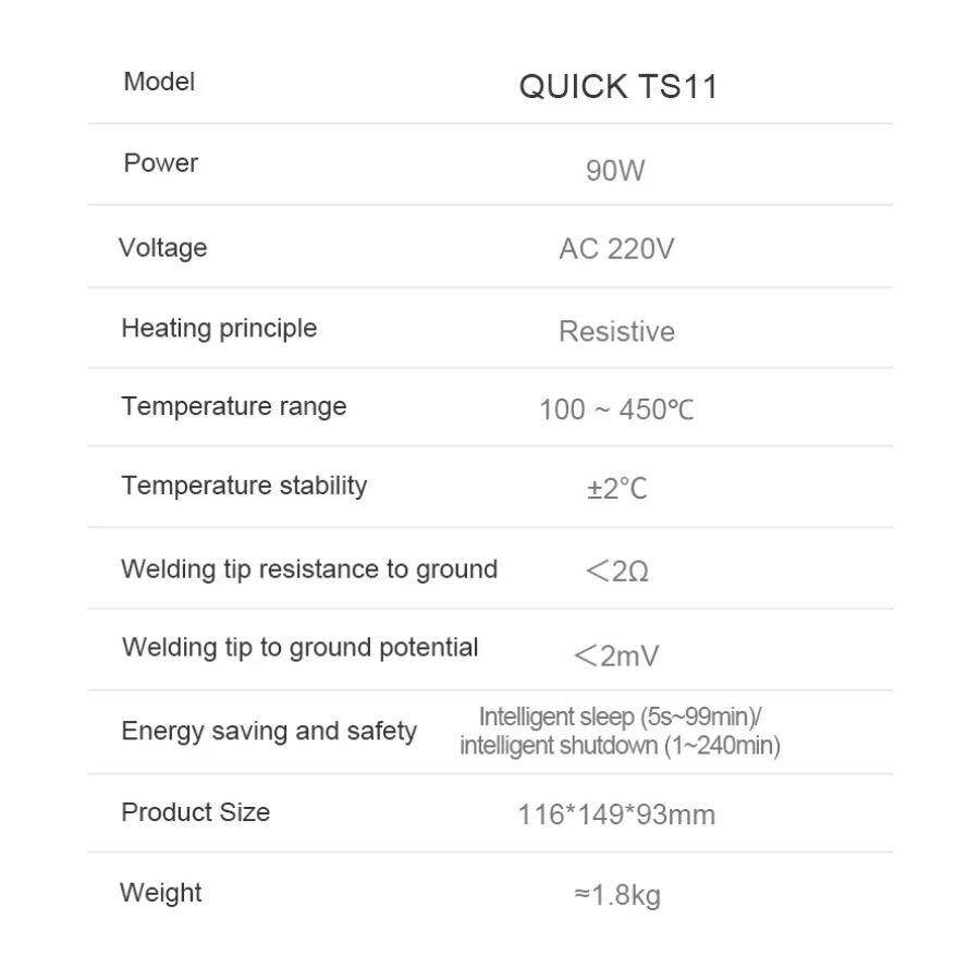 Comprar Estação de Solda QUICK TS-11 90W - de R$875,60 a R$924,00 ...