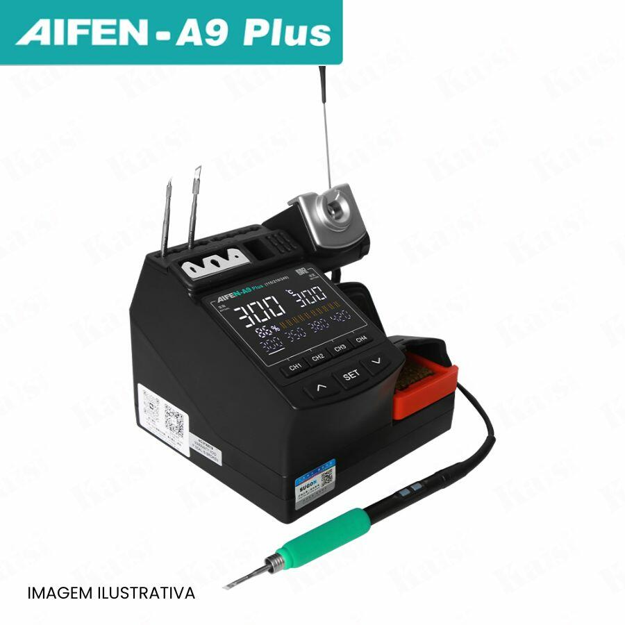 Comprar Estação De Solda Aifen A9 Plus Bivolt T115/T210/T245 - HCELL ...