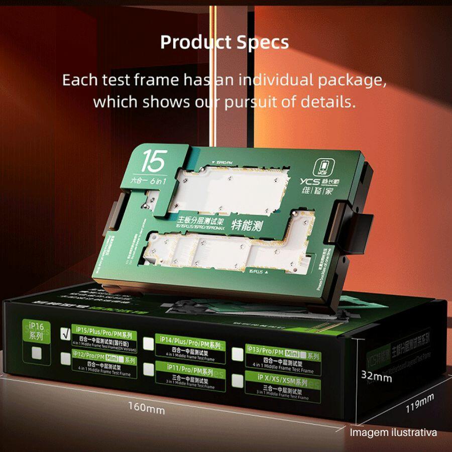 Comprar Plataforma de Teste YCS iSocket iPhone 15 Series - a partir de ...
