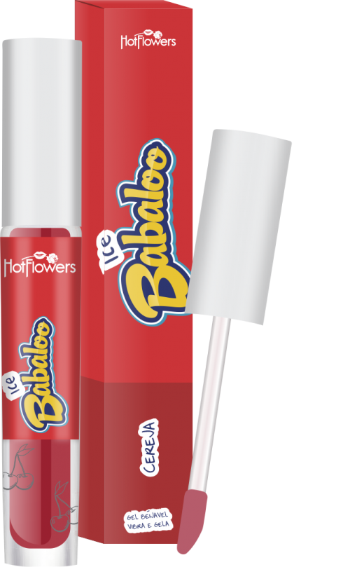 Babaloo Gloss Ice Labial 15g Hot Flowers - a partir de R$36,81