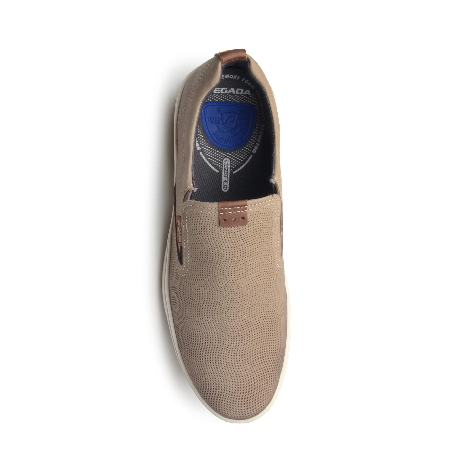 Comprar Pegada Sapatênis Slip On Masculino em Couro Ref. 110603