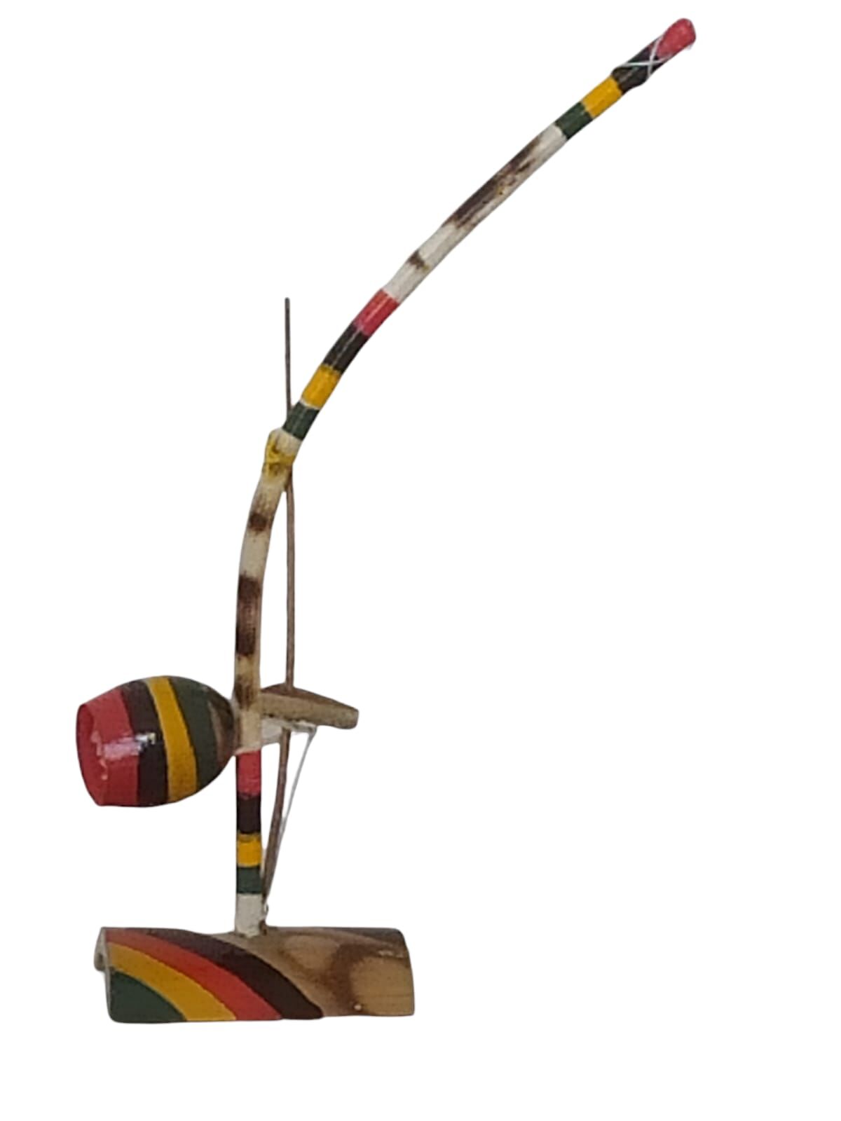 Comprar Berimbau Miniatura Decorativa 21x10cm Artesanal Pintado À Mão ...