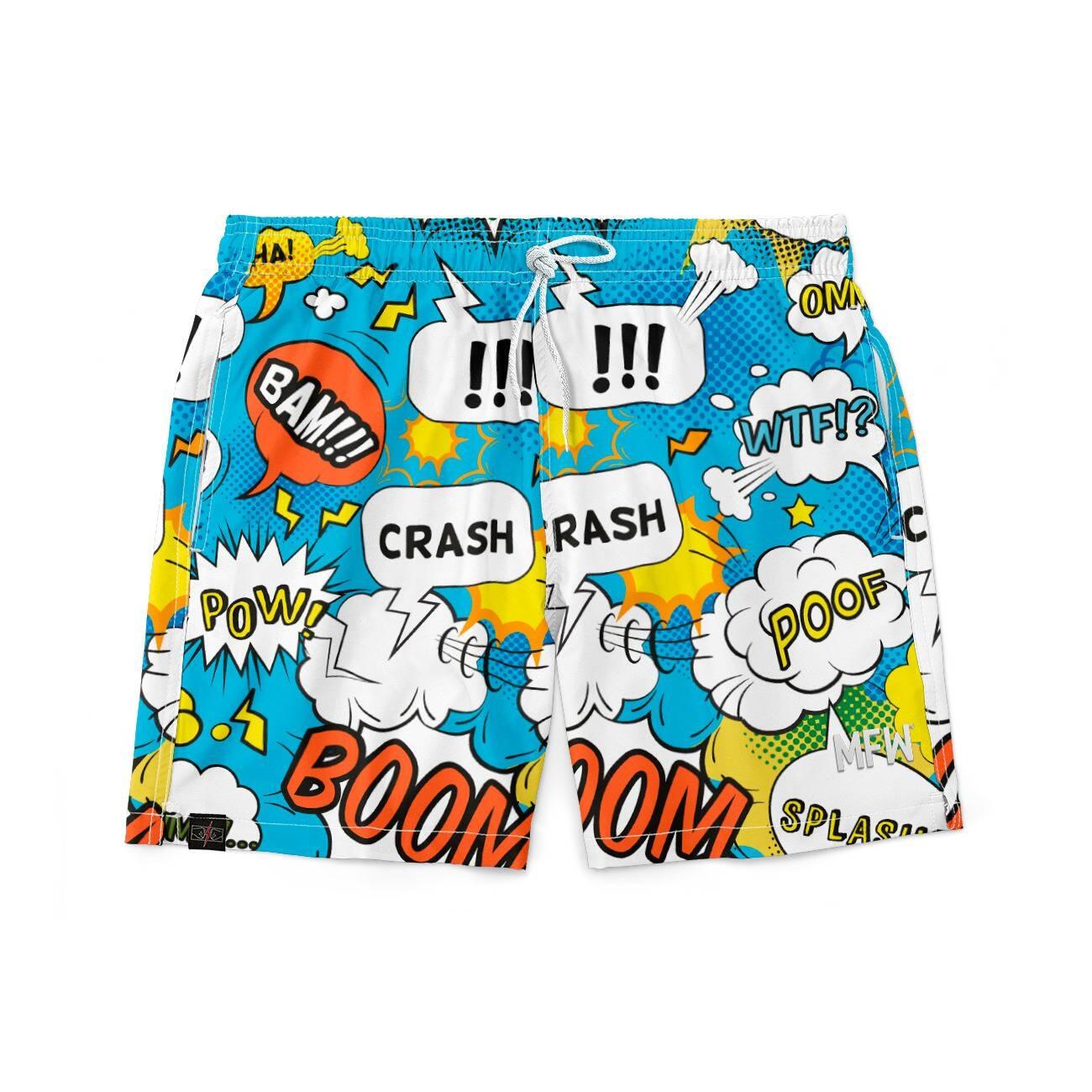 Short Crash Pow Tactel Masculino - R$40,00