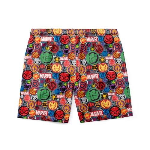 Short Marvel Herois Tactel Masculino - R$40,00