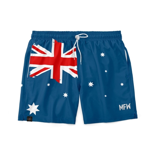 Short Australian Flag Tactel Masculino - R$40,00
