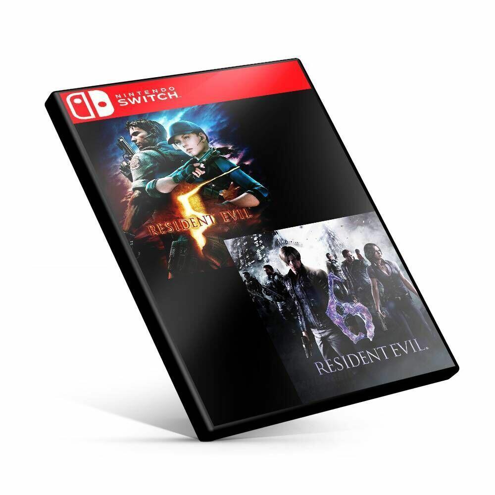 Comprar Resident Evil 5 e 6 - Nintendo Switch Mídia Digital - de R$109 ...