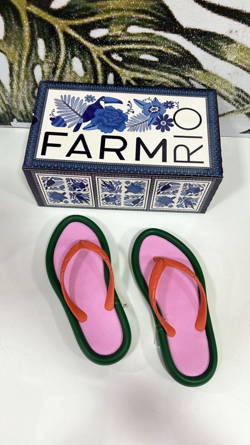 Comprar Chinelo Canoa Colorê FARM - Verão 2026 - Loja KJU Brasil
