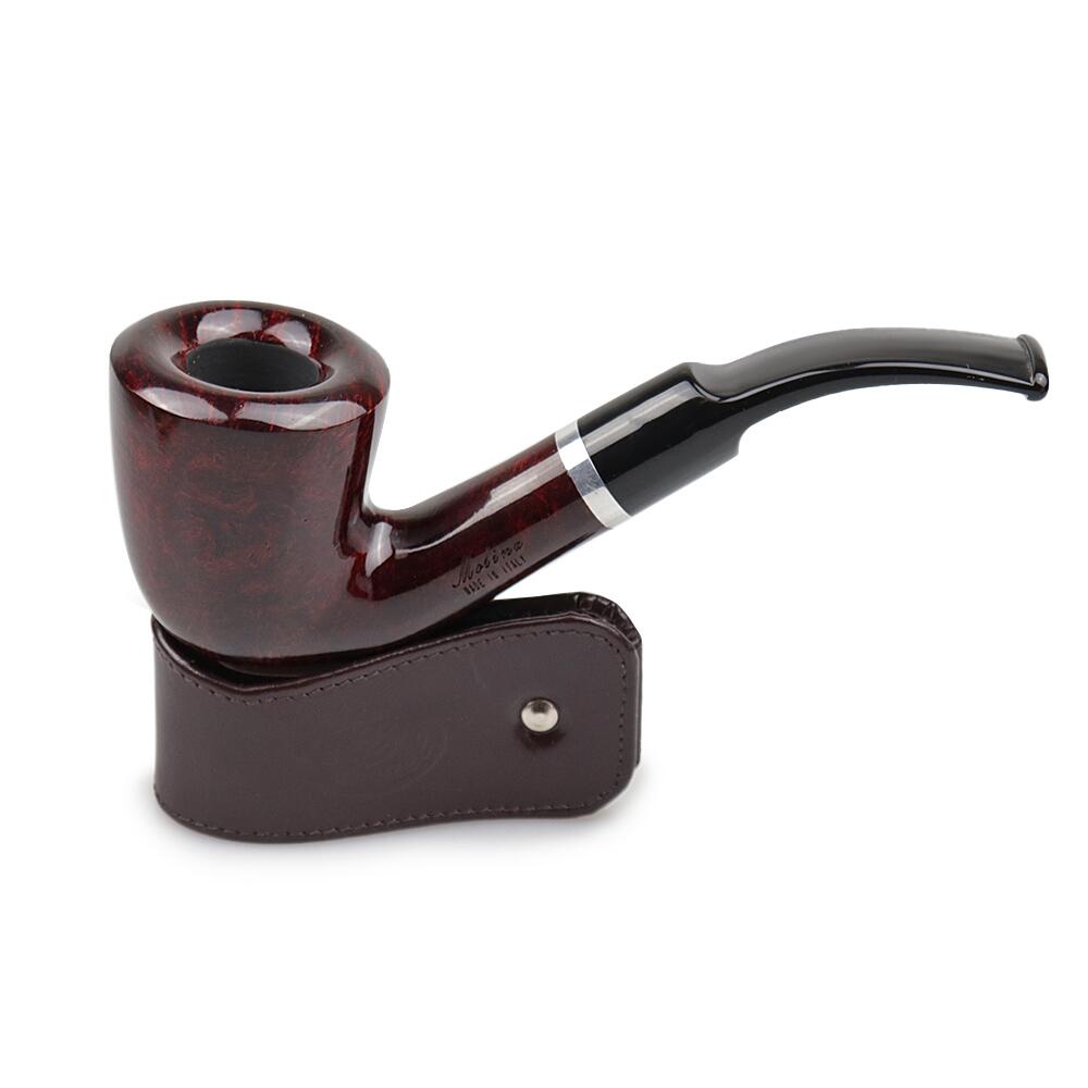 Comprar Porta 1 Cachimbo em Couro Europel - Café