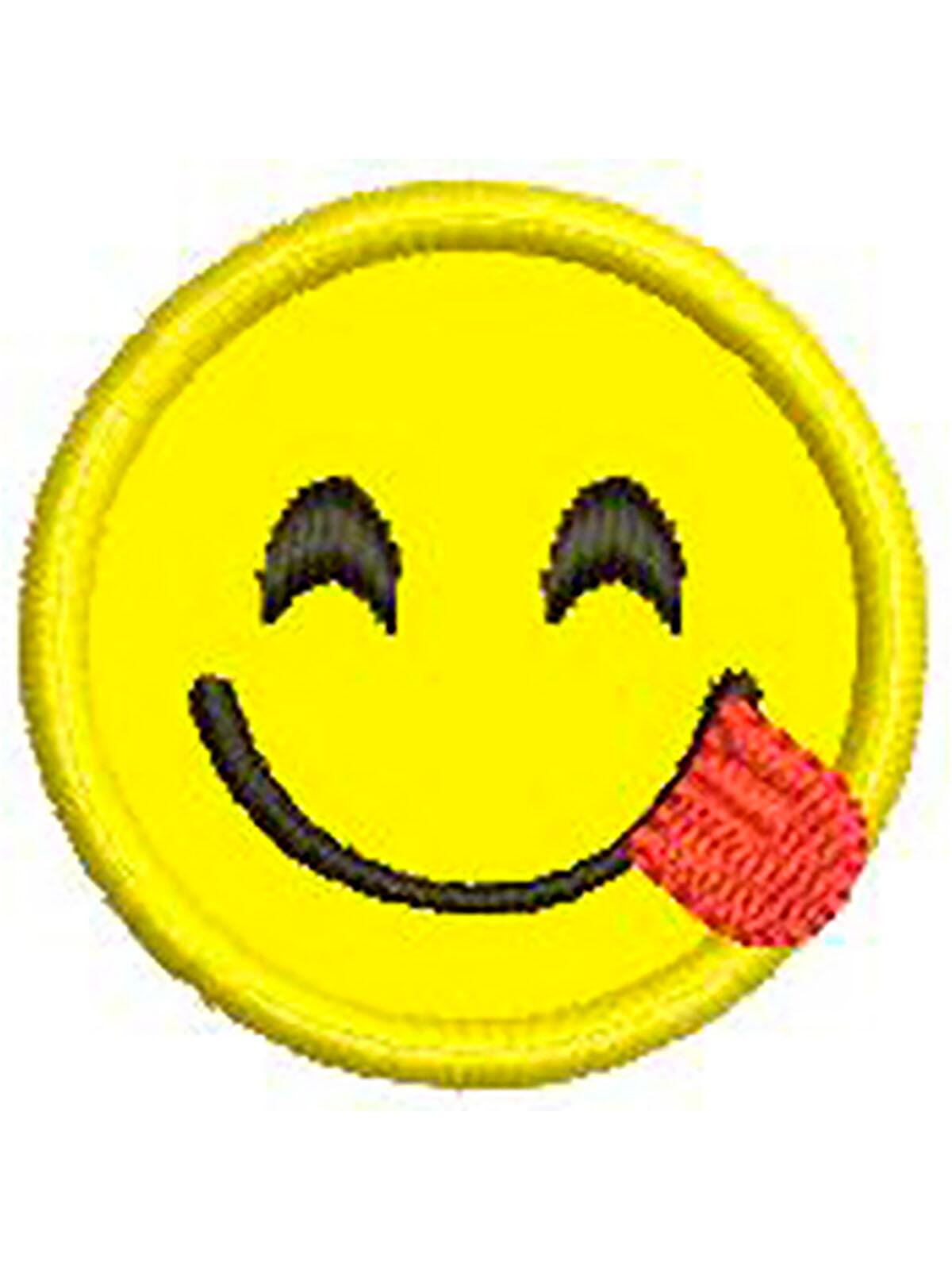 Comprar Patch Bordado Emoji com Fome 4x4 cm Cód.3217 - a partir de R$14,36