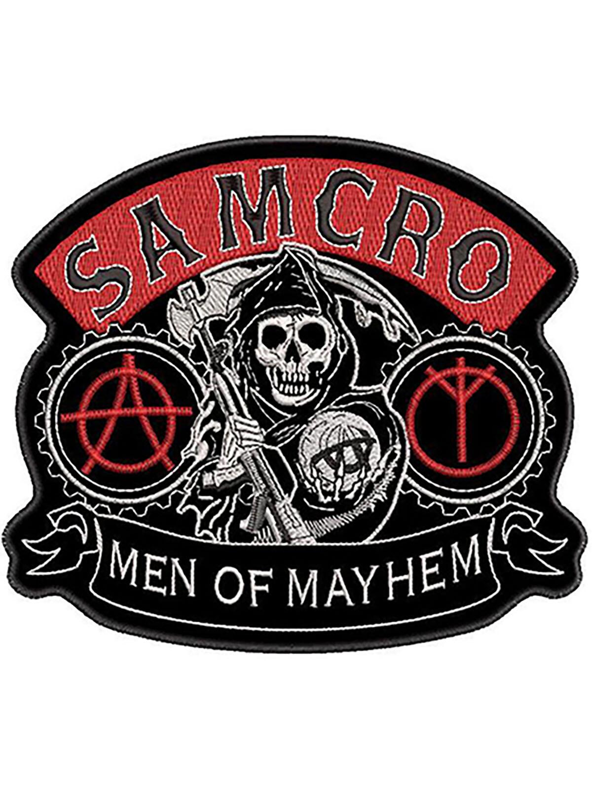 Comprar Patch Bordado Sons of Anarchy Samcro 14x16 cm Cód.1069 - a ...