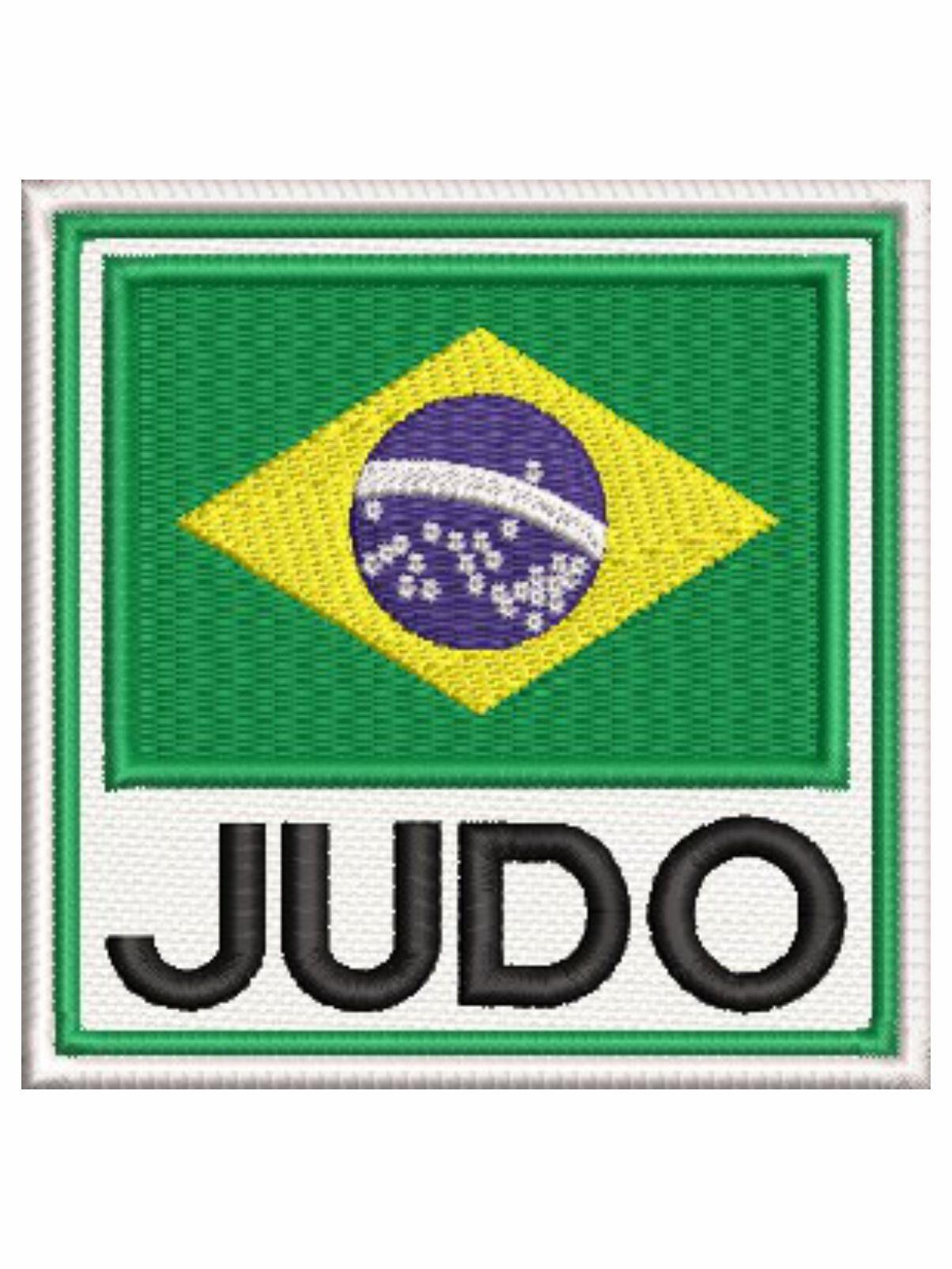Comprar Patch Bordado Bandeira Brasil Judô 9x9 cm Cód.4106 - a partir ...