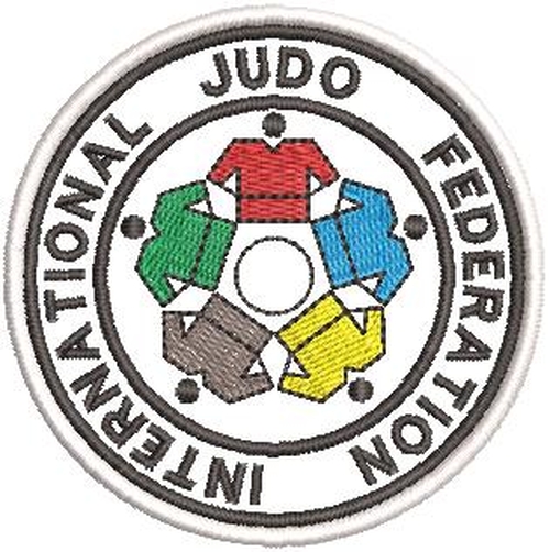Comprar Patch Bordado Federação internacional de Judô 8x8 cm Cód.4112 ...