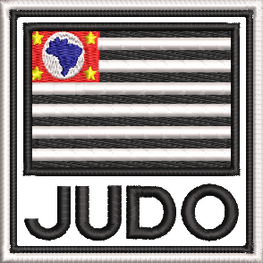Comprar Patch Bordado Bandeira São Paulo Judô 9x9 cm Cód.4116 - a ...