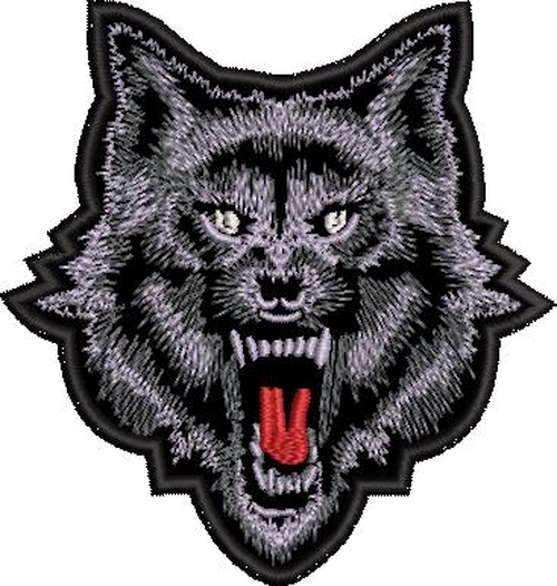 Comprar Patch Bordado Lobo Wolf 10x9,5 cm Cód.1549 - a partir de R$18,04
