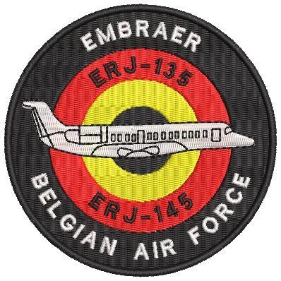Comprar Patch Bordado Embraer Belgian air force 8x8 cm Cód.2293 - a ...