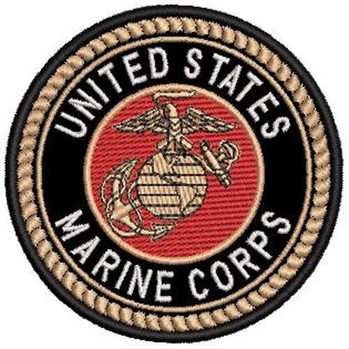 Comprar Patch Bordado United States Marine Corps 8x8 cm Cód.2320 - a ...