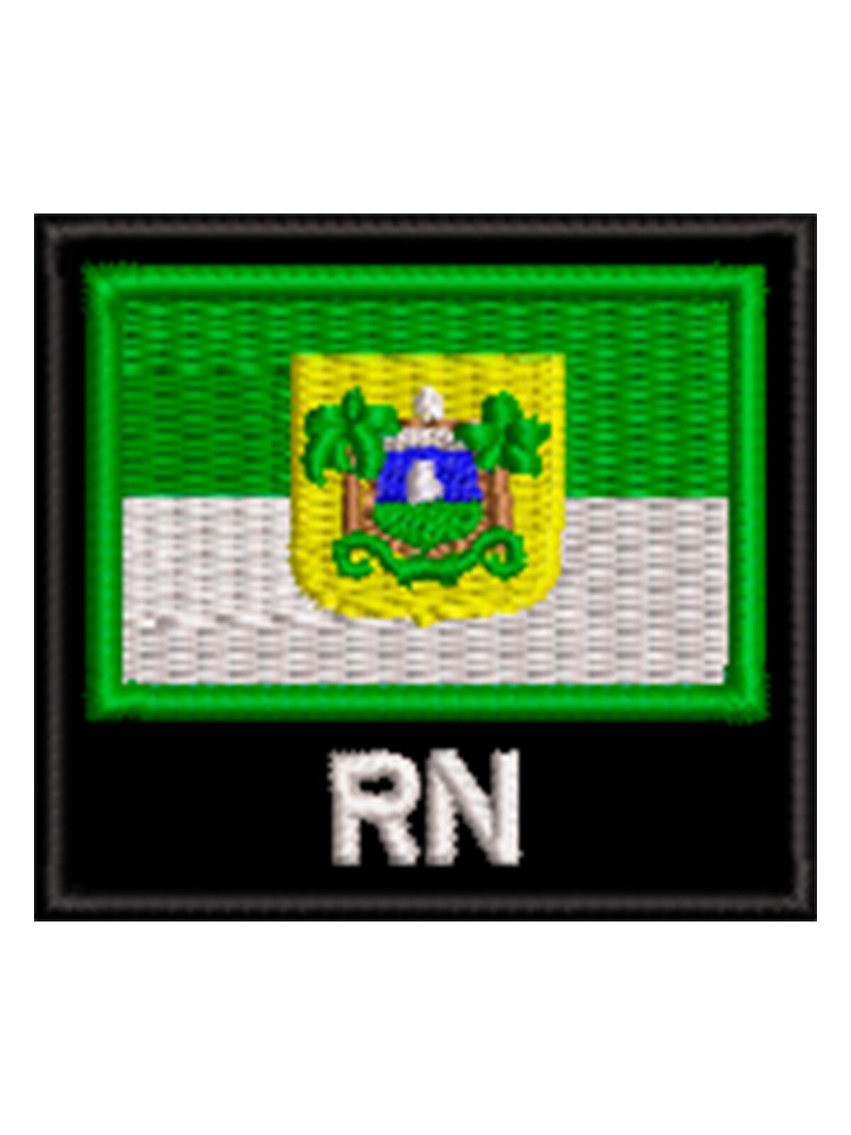 Comprar Patch Bordado Bandeira Estado Rio Grande do Norte RN 4,5x5 cm ...