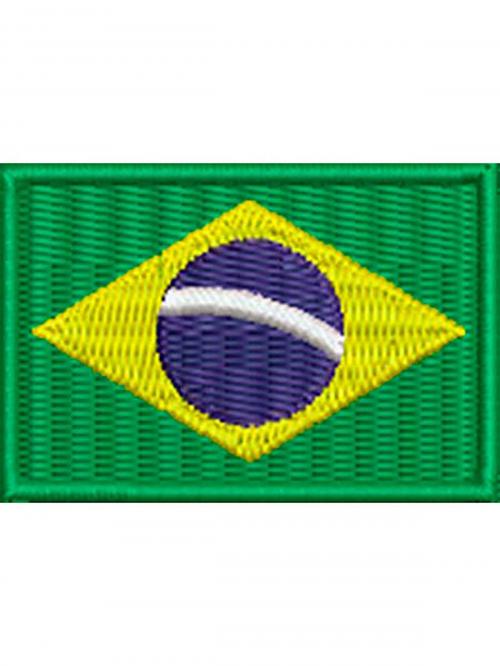 Comprar Patch Bordado Mini Bandeira Brasil 3x4,5 cm Cód.MBP11 - a ...