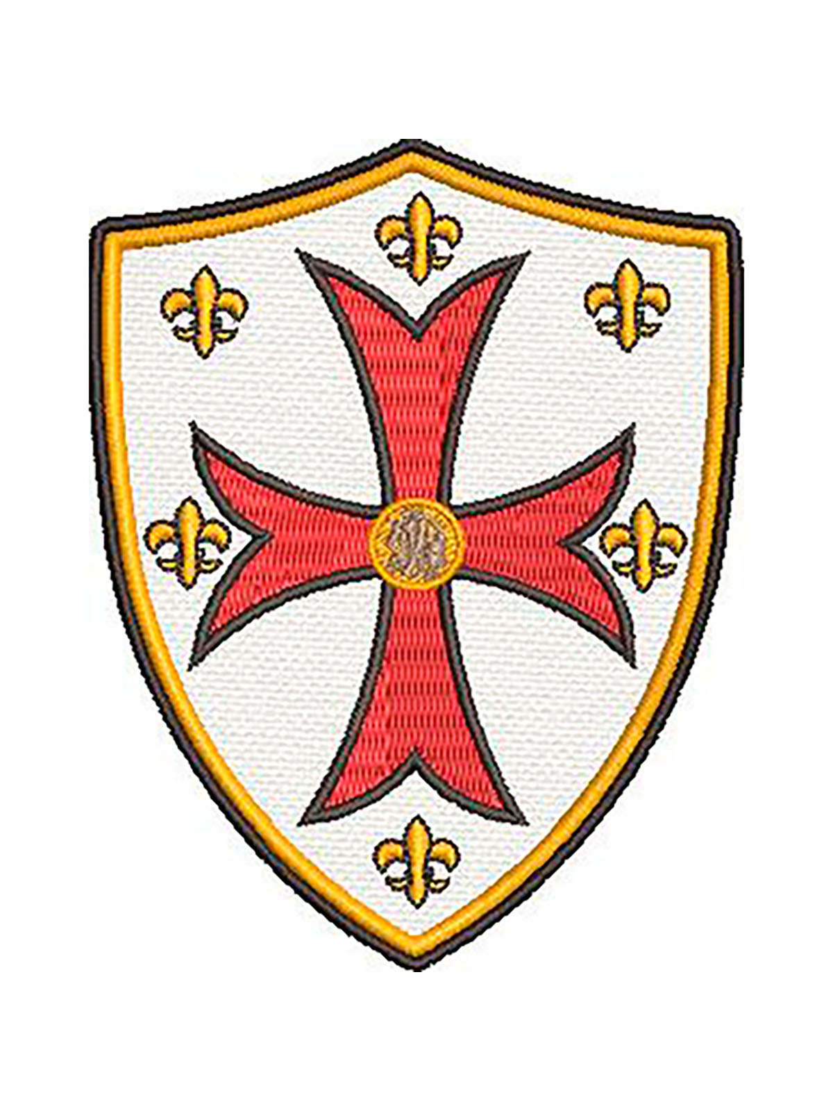 Comprar Patch Bordado Cavaleiros Templários 10x8 cm Cód.1980 - a partir ...