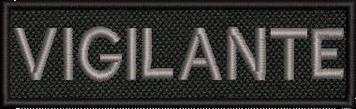 Comprar Patch Bordado Tarja Vigilante 3x10 cm Cód.2488 - a partir de R ...