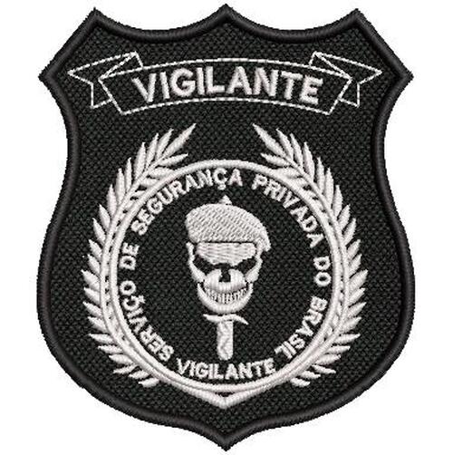 Comprar Patch Bordado Vigilante 10x8 cm cód.2504 - a partir de R$18,04