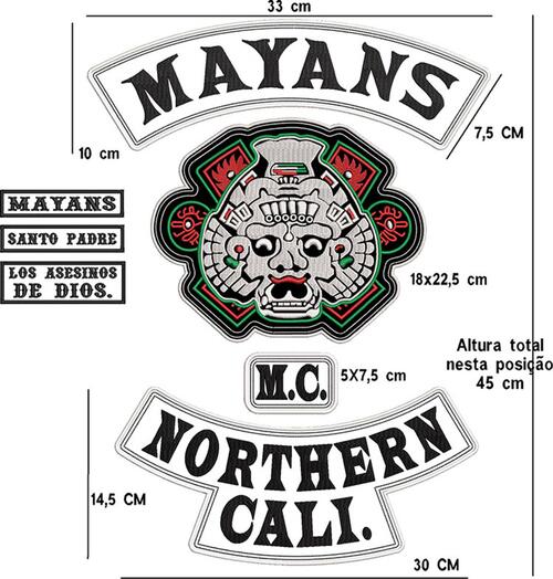 Comprar Patch Bordado Mayans 45x33 cm para costurar Cód.2055 - a partir ...