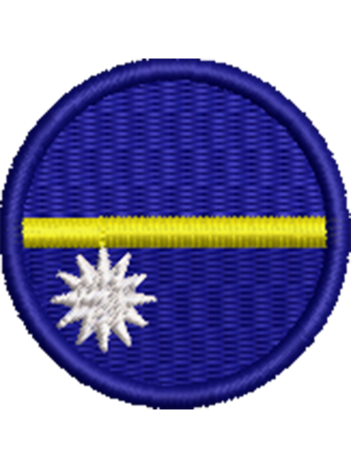 Comprar Patch Bordado Bandeira Nauru 4x4 Cód.BDR216 - a partir de R$6,05