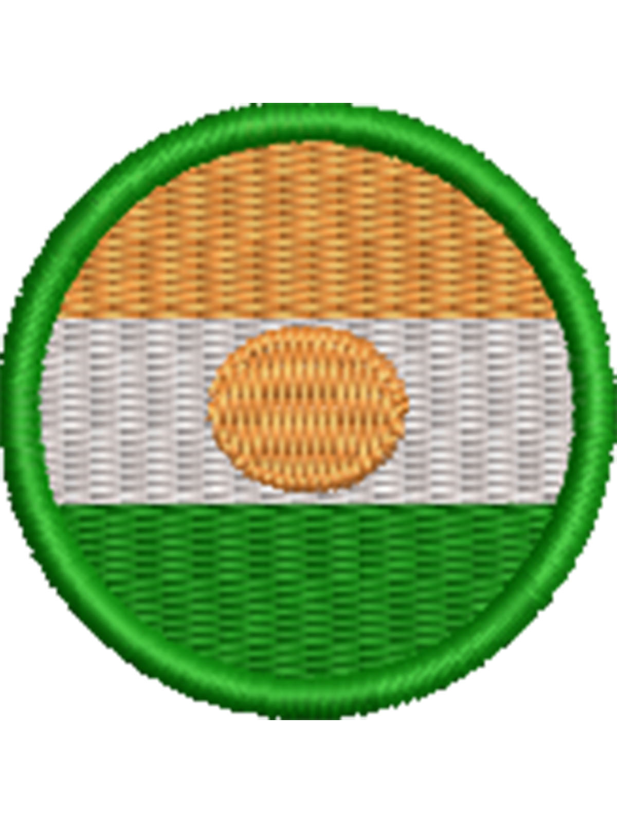 Comprar Patch Bordado Bandeira Níger 4x4 Cód.BDR217 - a partir de R$7,57