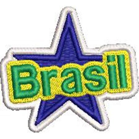 Comprar Patch Bordado Brasil Copa 5,5x6 cm Cód.6082 - a partir de R$12,42
