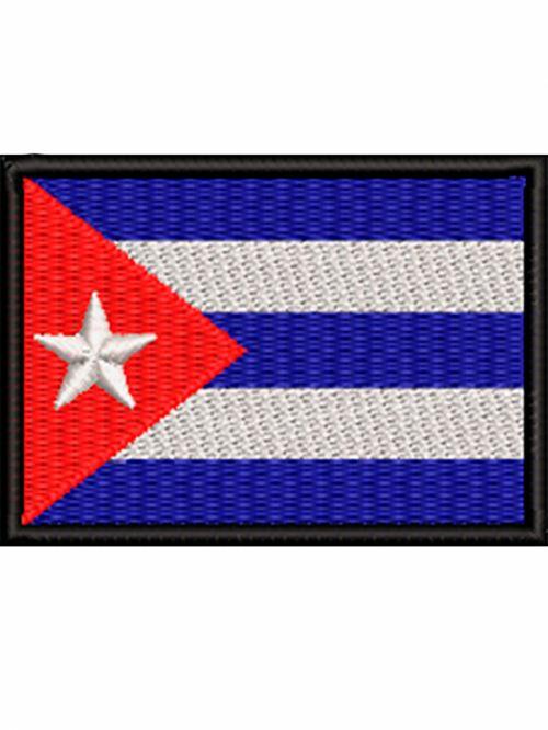 Comprar Patch Bordado Bandeira Cuba 5x7 cm Cód.BDP303 - a partir de R$12,42