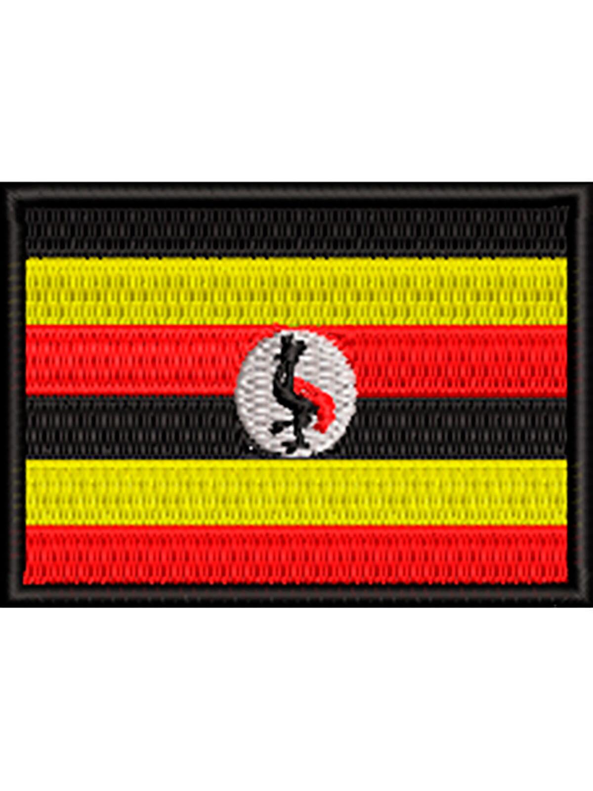 Comprar Patch Bordado Bandeira Uganda 5x7 cm Cód.BDP431 - a partir de R ...