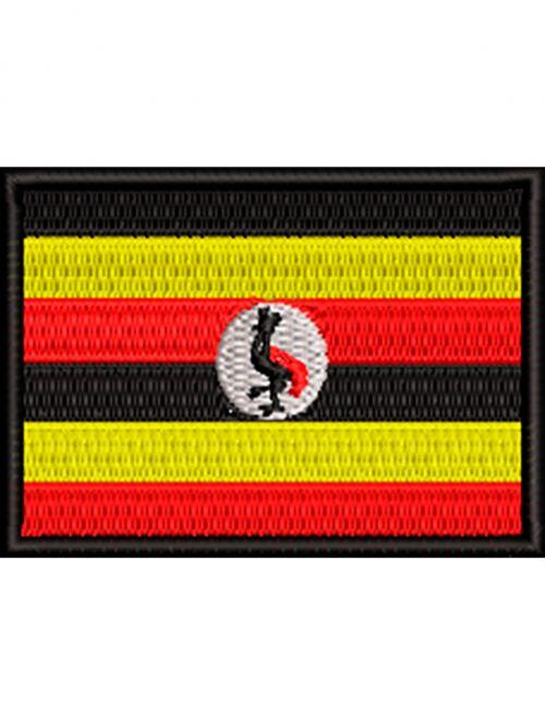 Comprar Patch Bordado Bandeira Uganda 5x7 cm Cód.BDP431 - a partir de R$12,42