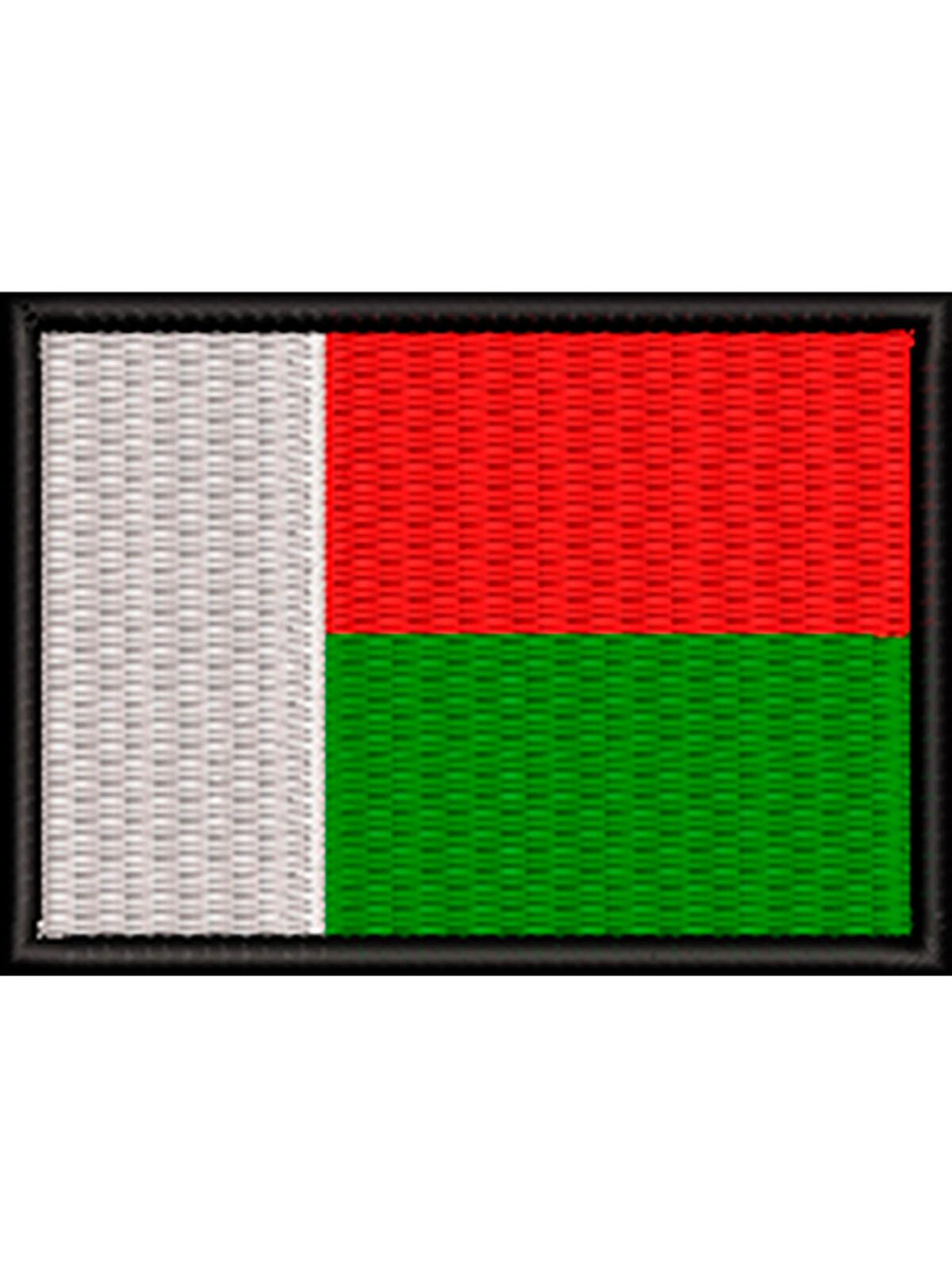 Comprar Patch Bordado Bandeira Madagascar 5x7 cm Cód.BDP475 - a partir ...