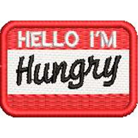 Comprar Patch Bordado Hello i'm Hungry 3,5x5 cm Cód.6222 - a partir de ...