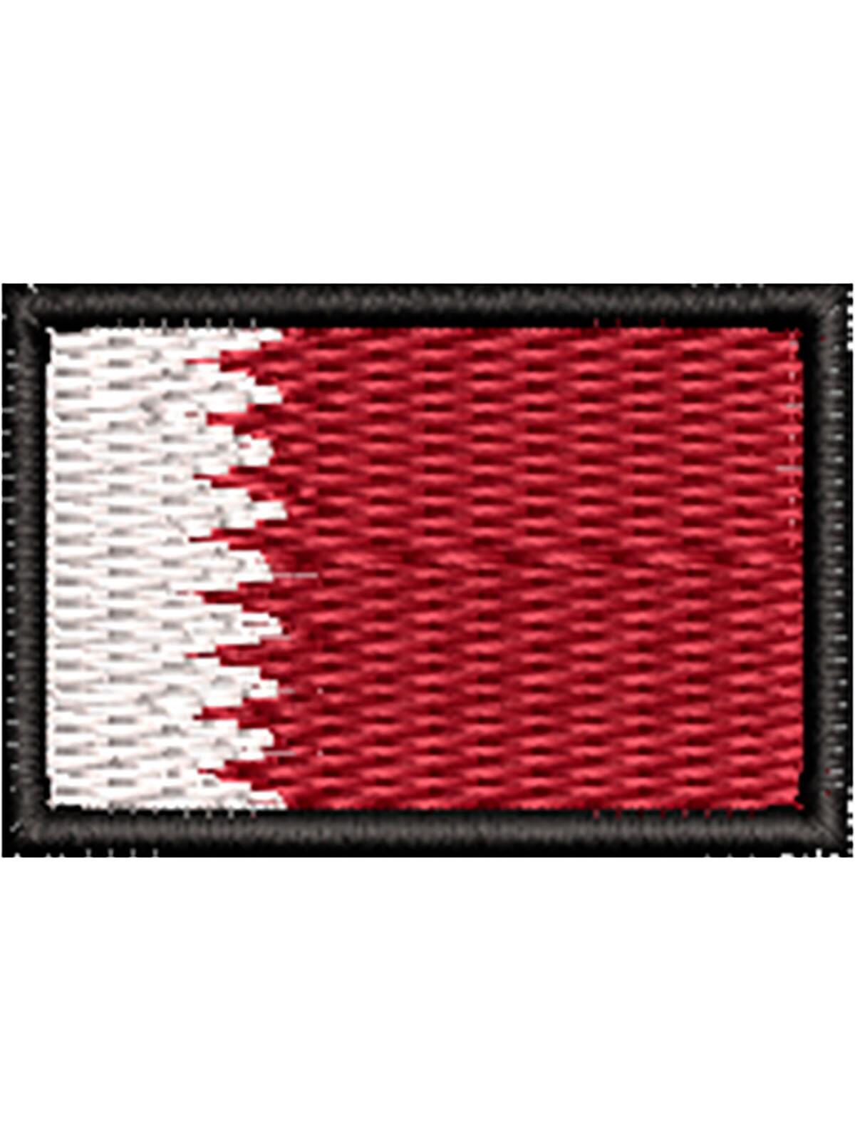Comprar Patch Bordado Micro Bandeira Qatar 2x3 cm Cód.MIBP142 - a ...