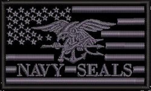 Comprar Patch Bordado Navy Seals 4x7 cm Cód.6370 - a partir de R$18,04