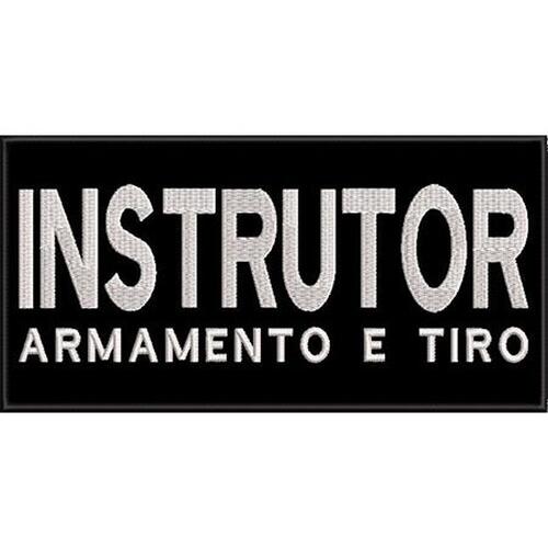 Comprar Patch Bordado Instrutor de Armamento e Tiro 10x20 cm Cód.6382 ...