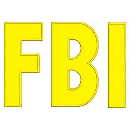 Comprar Patch Bordado FBI (3 letras separadas) 15x21 cm Cód.6429 - a ...