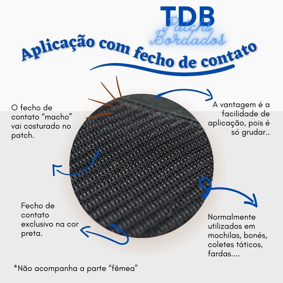 Comprar Patch Bordado Tarja Escolta Armada 10x20 cm - TJ38 - a partir de R$30,88