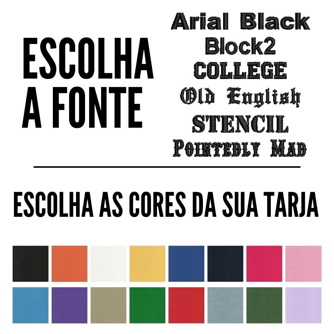 Comprar Patch Bordado Tarja inferior 15x30 cm Cód.TJ24 - a partir de R$38,61