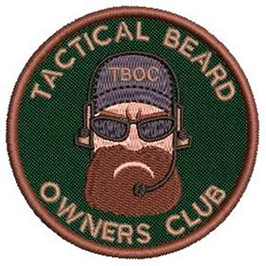 Comprar Patch Bordado Tactical Beard Owners Club 7x7 cm Cód.2447 - a ...